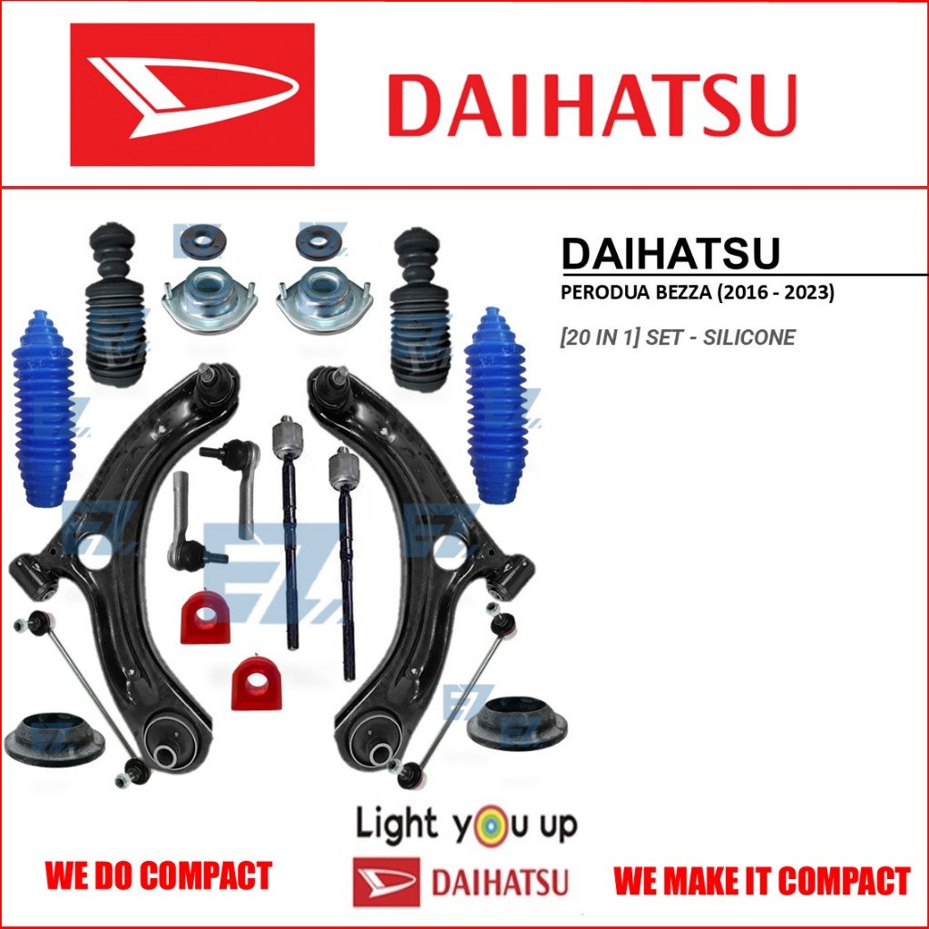 [20 IN 1] - LOWER ARM STEERING COVER TIE ROD RACK END STABILIZER LINK ...