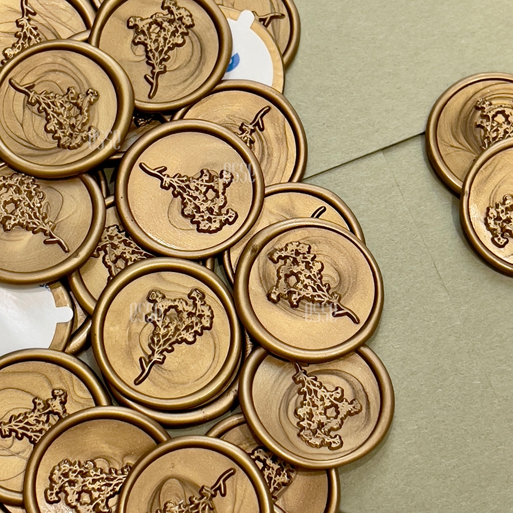 𝔼𝕊𝕊𝔼 [𝗕𝗼𝘁𝗮𝗻𝗶𝗰𝗮𝗹 𝗦𝗲𝘁𝘀] Peel and Stick Wax Seal / Wedding Wax Seal Wax ...