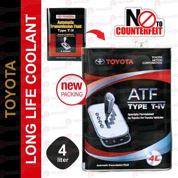 Toyota Type T-IV Automatic Transmission Fluid 4L (08886-81400 ...