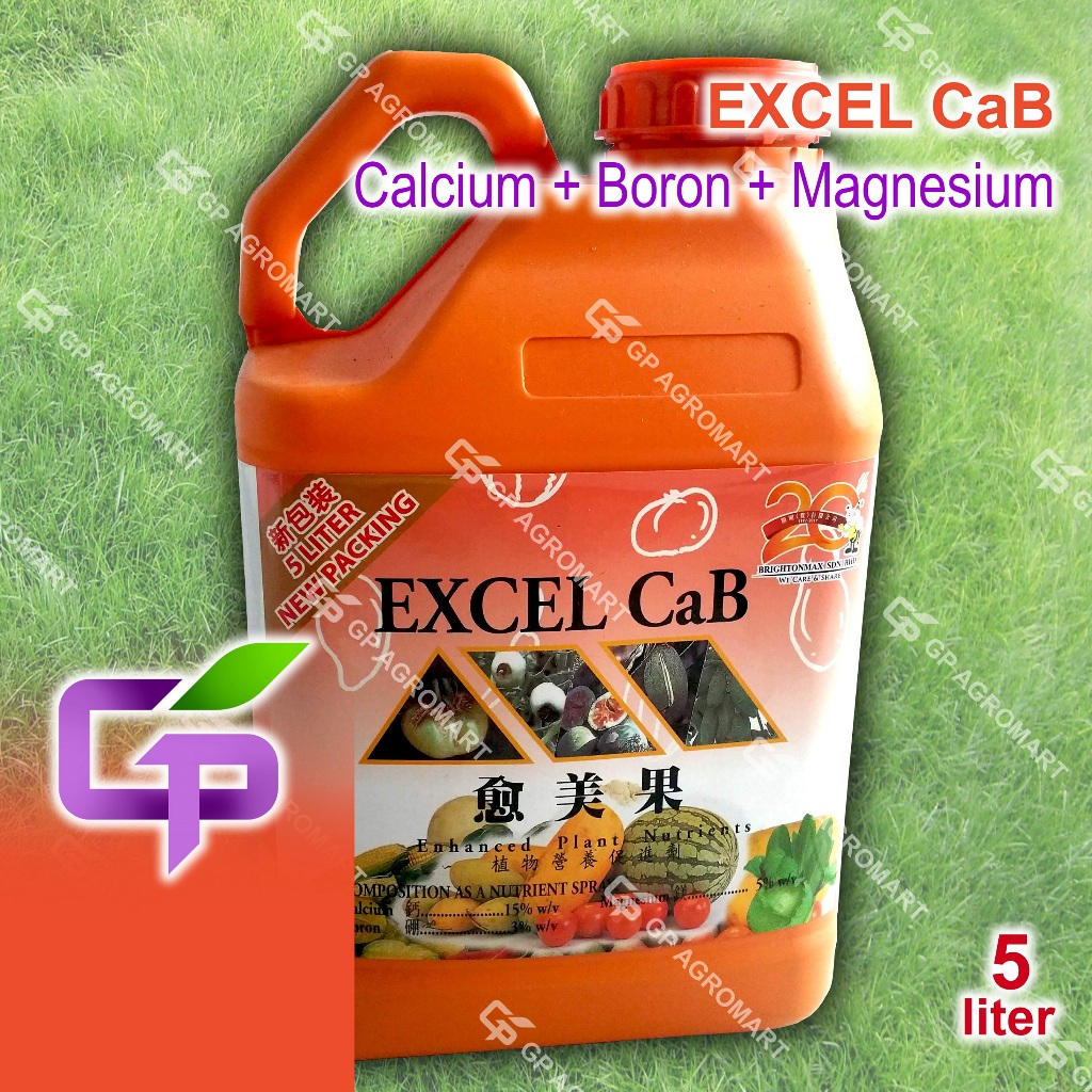 5L EXCEL CaB / Baja Foliar Calcium Boron Magnesium / Semburan Daun ...