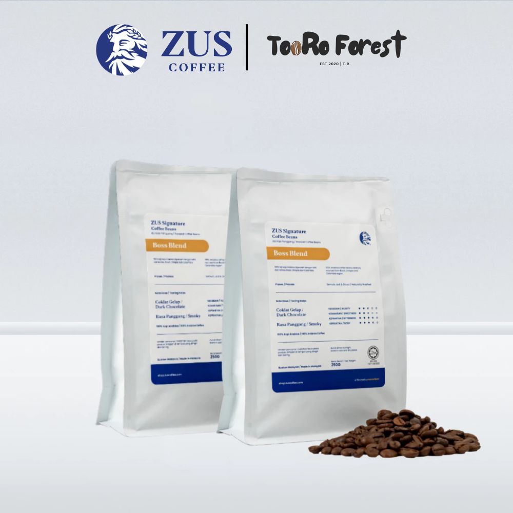 ZUS Signature Roasted Coffee Bean - Boss Blend - 250g | Shopee Malaysia
