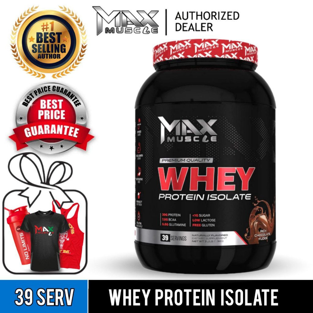 Whey Protein Isolate Premium Quality 30g Protein, 39 Serving Top Rated ...
