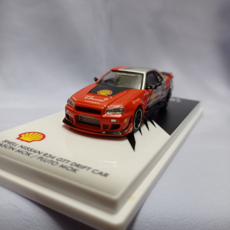 Inno64 1/64 Nissan Skyline GTR R34 Shell Pluto Mok | Shopee Malaysia