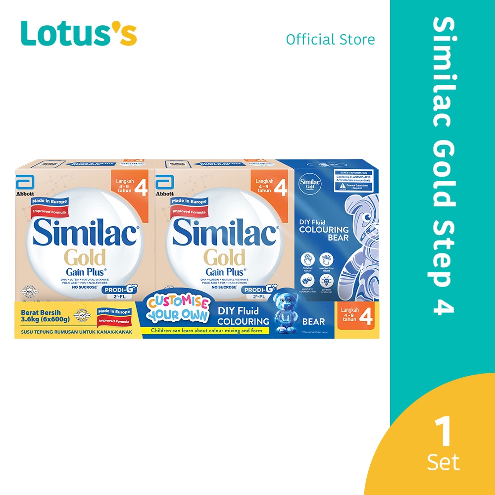Similac Step 4 1.8KGX2 BIB + Colour Bear(M) | Shopee Malaysia