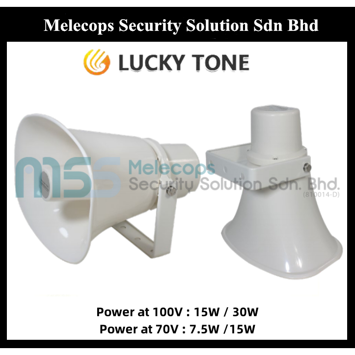 Lucky Tone HS-68Q IP65 15/30W Weatherproof Horn Speaker (1Pc) | Shopee Malaysia