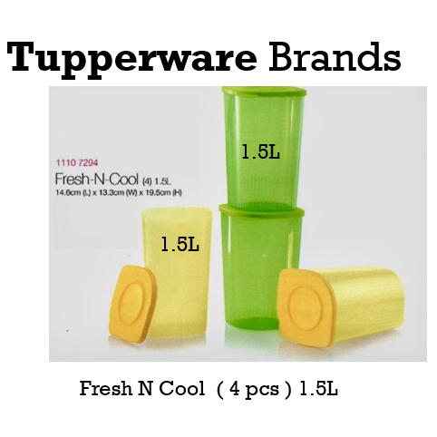 ** Ready Stok ** Tupperware Fresh N Cool 1.5L Set (4) | Shopee Malaysia