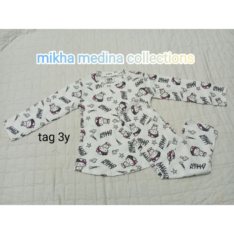pyjamas hello kitty kids girl(hello kitty) | Shopee Malaysia