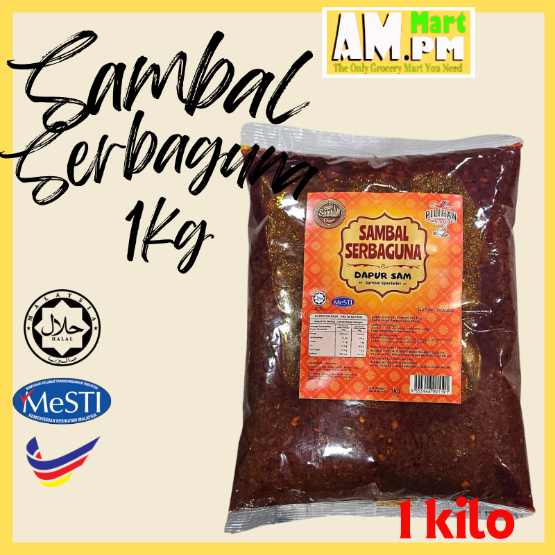 [1KG] BEST Recipe Sambal Serbaguna 1KG | READY TO EAT | HALAL | Freshly ...