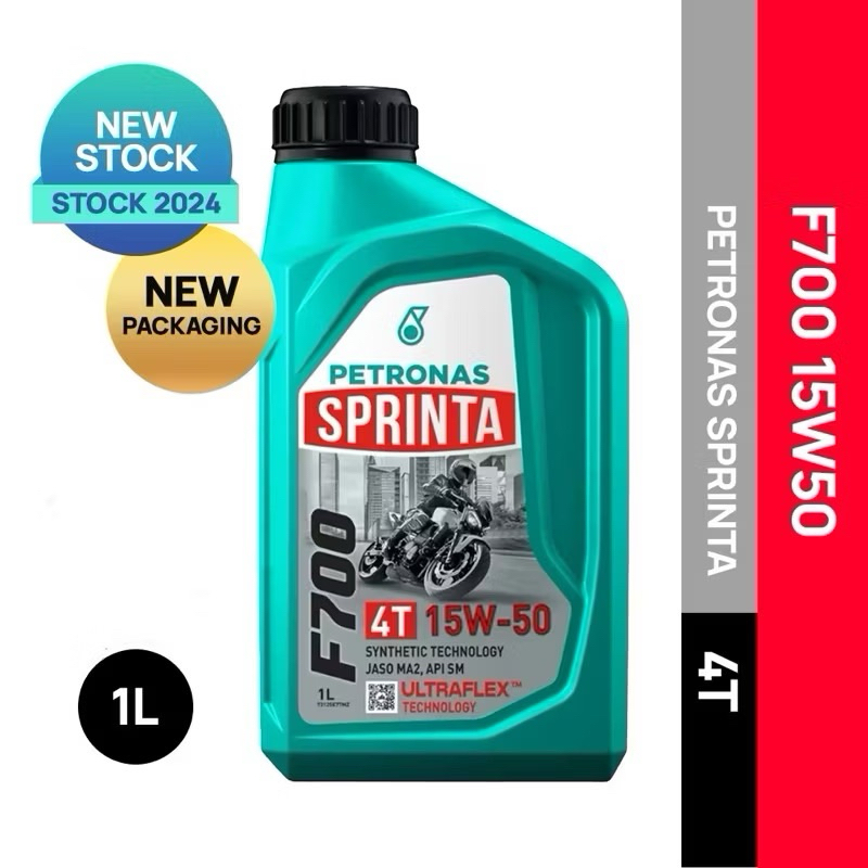 PETRONAS SPRINTA F700 15W50 MALAYSIA SEMI SYNTHETIC ENGINE OIL 1L NEW ...
