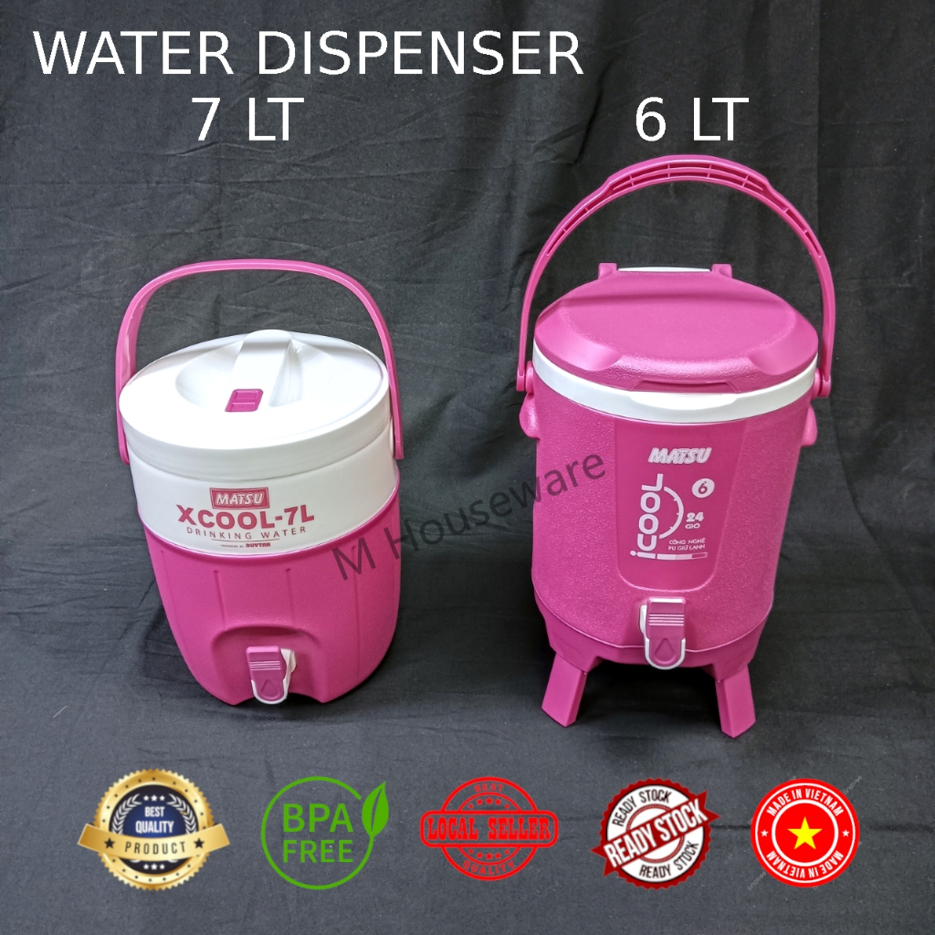 Matsu Round Cooler Icool Xcool Water Dispenser 6LT - 7LT Water ...