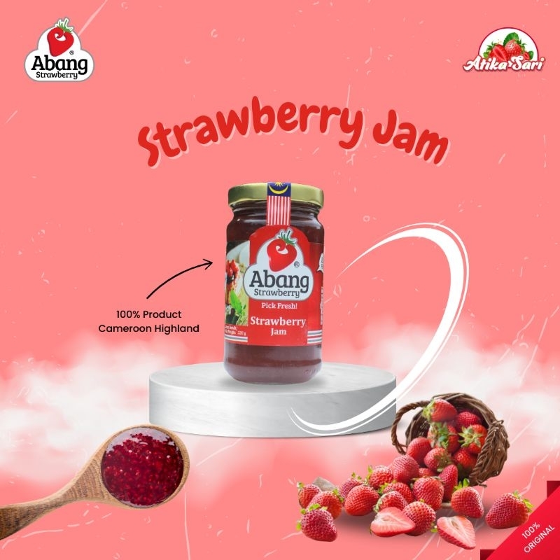 Strawberry Jam Abang Strawberry | Shopee Malaysia