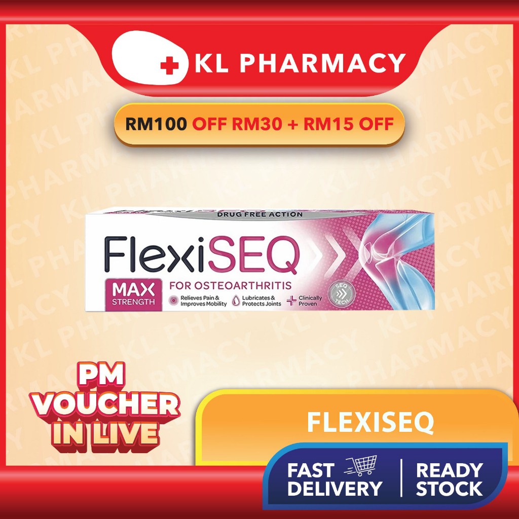 FLEXISEQ GEL MAX STRENGTH FOR OSTEOARTHRITIS 50G | Shopee Malaysia