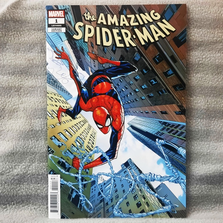 Amazing Spider-Man #1 Humberto Ramos Variant (7th Series Marvel Comics) Zeb Wells, John Romita ...