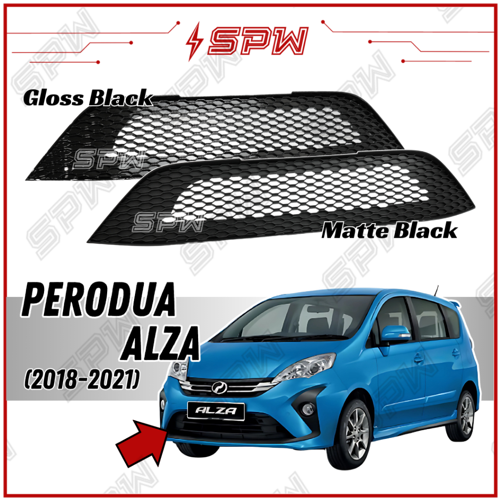 Perodua Alza 2018 2019 2020 2021 GR SPORT Front Grill Lower Grill ...