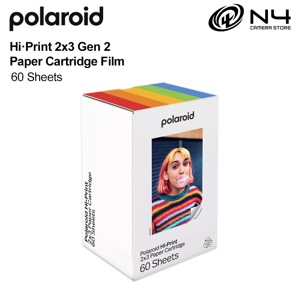Polaroid Hi·Print 2x3 Printer Paper Cartridge Generation 2 Film - 20 ...