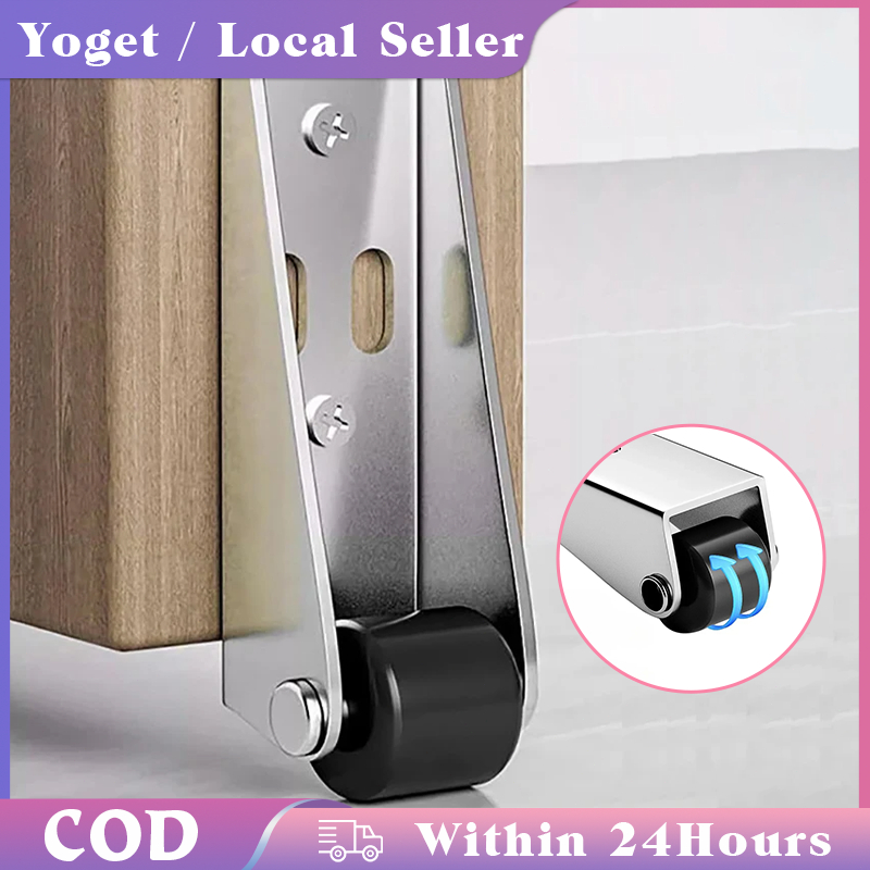 5pcs Universal Door Translation Support Guide Wheel / Furniture Bottom ...