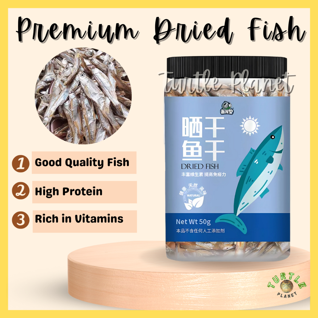 Dried Fish for Turtles Kura Kura Aquarium Cat Snacks Reptile Treats ...