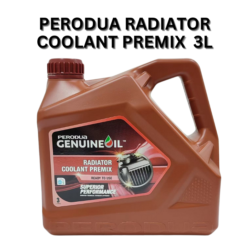 Perodua Genuine Radiator Coolant Premix 3L - 9004D-42002 Superior ...