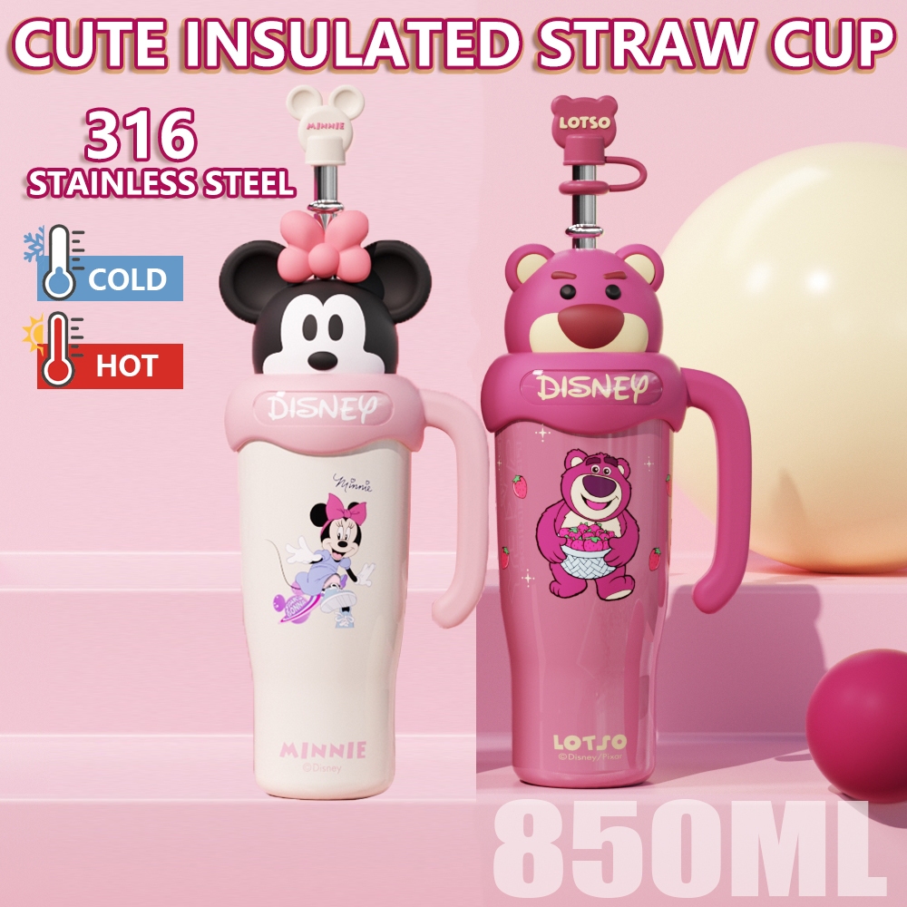 【READY STOCK】850ML/1200ML Tumbler stainles teel sus 316 bottle air stainlees teel Cartoons Cute ...