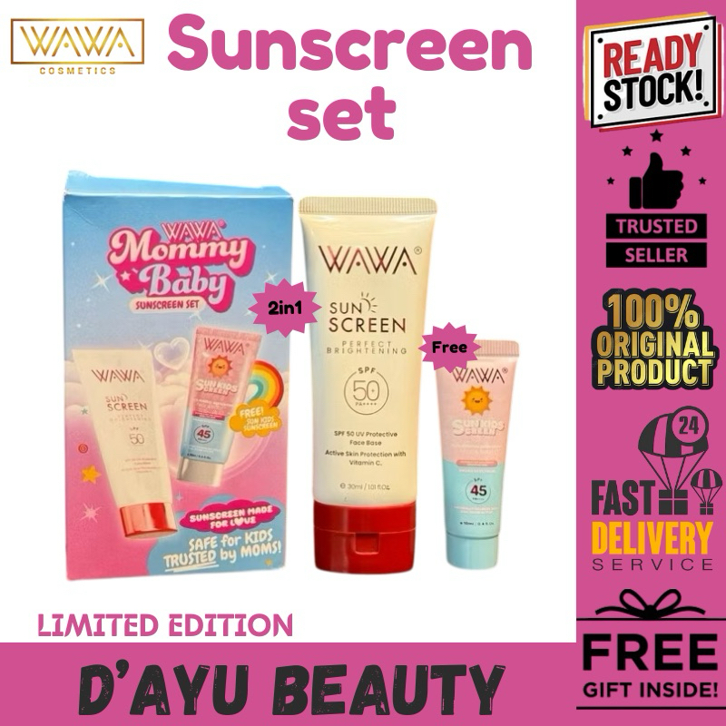 wawa sunscreen set 💯 original HQ | Shopee Malaysia