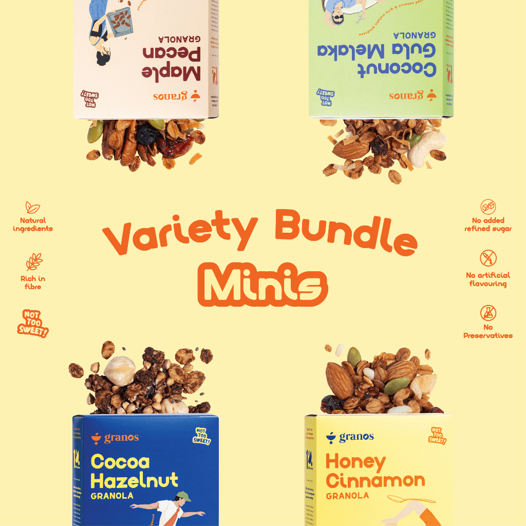 Granos Minis Variety Bundle (4 x 60g) | Shopee Malaysia