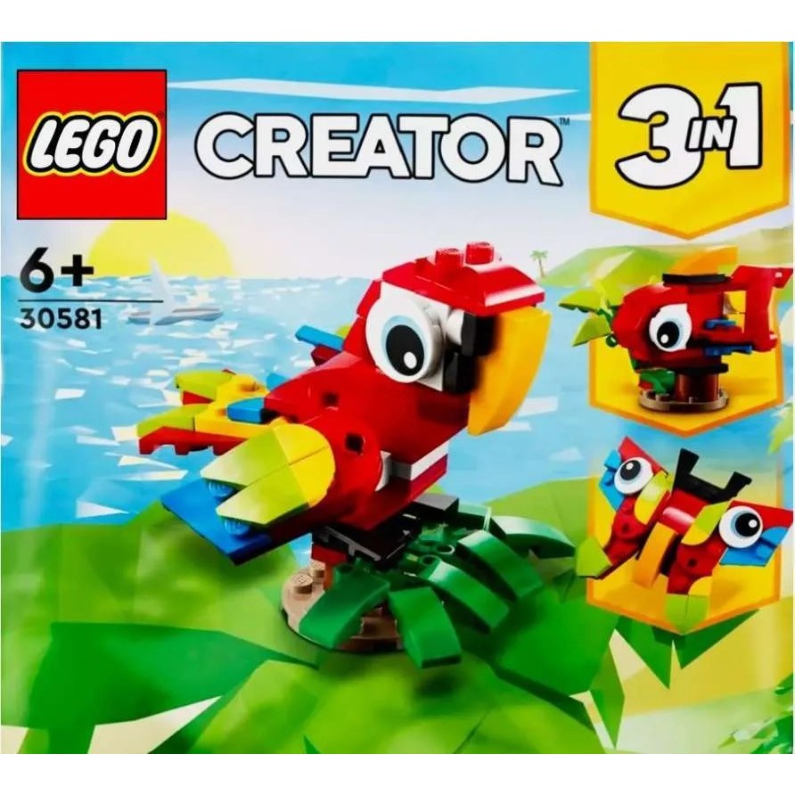 [BrickCasper] 30581 Lego Creator 3 in 1 Tropical Parrot Poly Bag ...