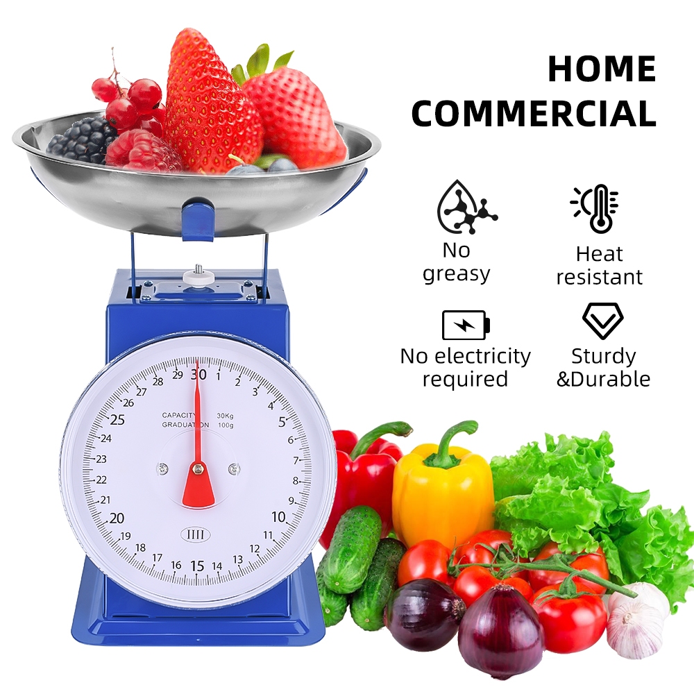 10Kg /30Kg Commercial Mechanical Scale Kitchen Scale Spring Balance ...