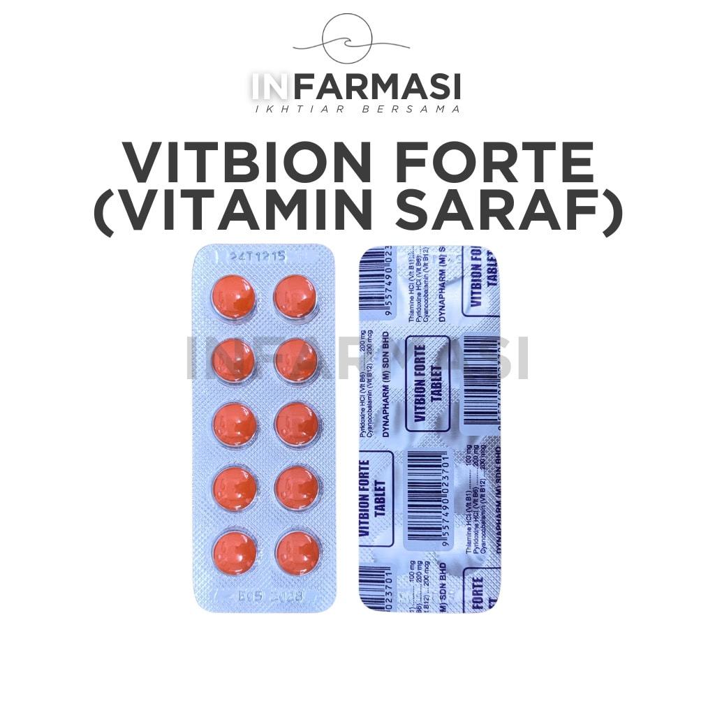 Vitbion Forte 10's (Strip) - Ubat Suplemen untuk Urat Saraf dan Kebas ...