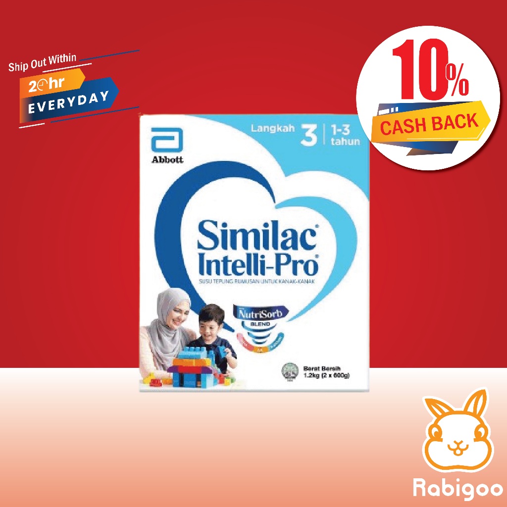 [CASHBACK 10%] Abbott Similac Intelli Pro 3 1.2kg (Milk Formula ...
