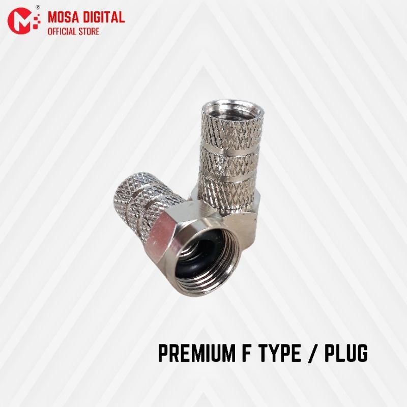 MOSA Premium F Plug F Type Connector With O Ring For RG6 Coaxial Cable ...