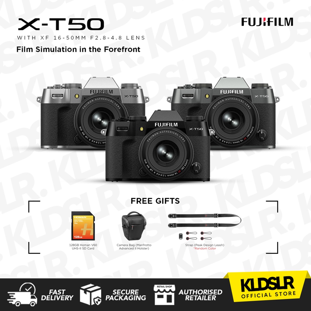 FUJIFILM XT50 / X-T50 Mirrorless Camera - OFFICIAL FUJIFILM Malaysia ...