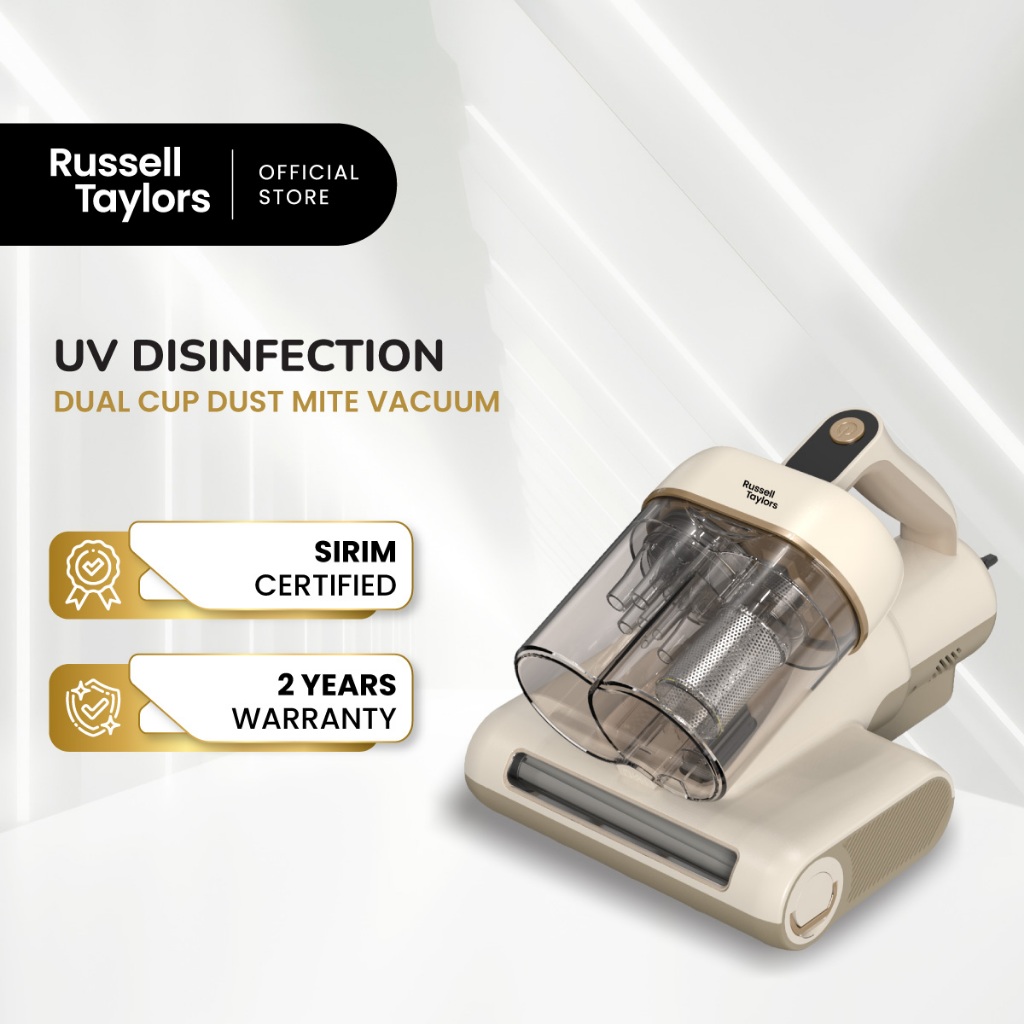 Russell Taylors Dual Cup Dust Mite Vacuum Cleaner Penyedut Hama Habuk ...