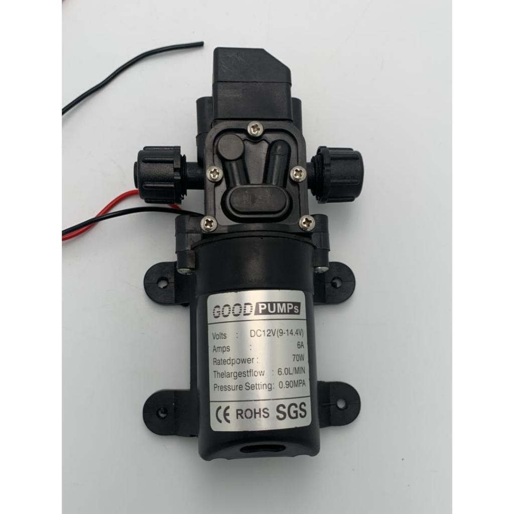 DC 12V 60W 72W water pump micro diaphragm high pressure water pump ...