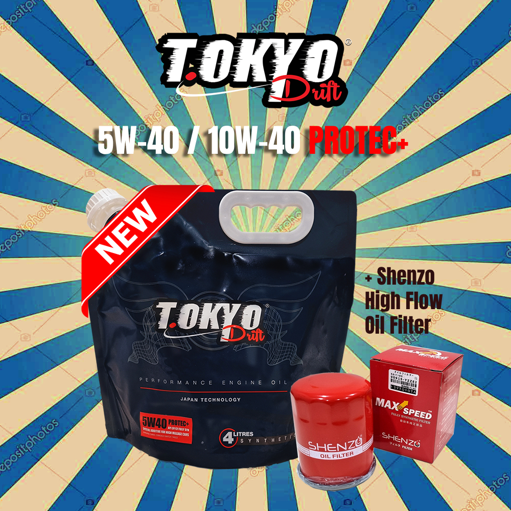 Tokyo 5w40 Protec Synthetic / 10w40 Protec Engine Oil 4L - Added ...