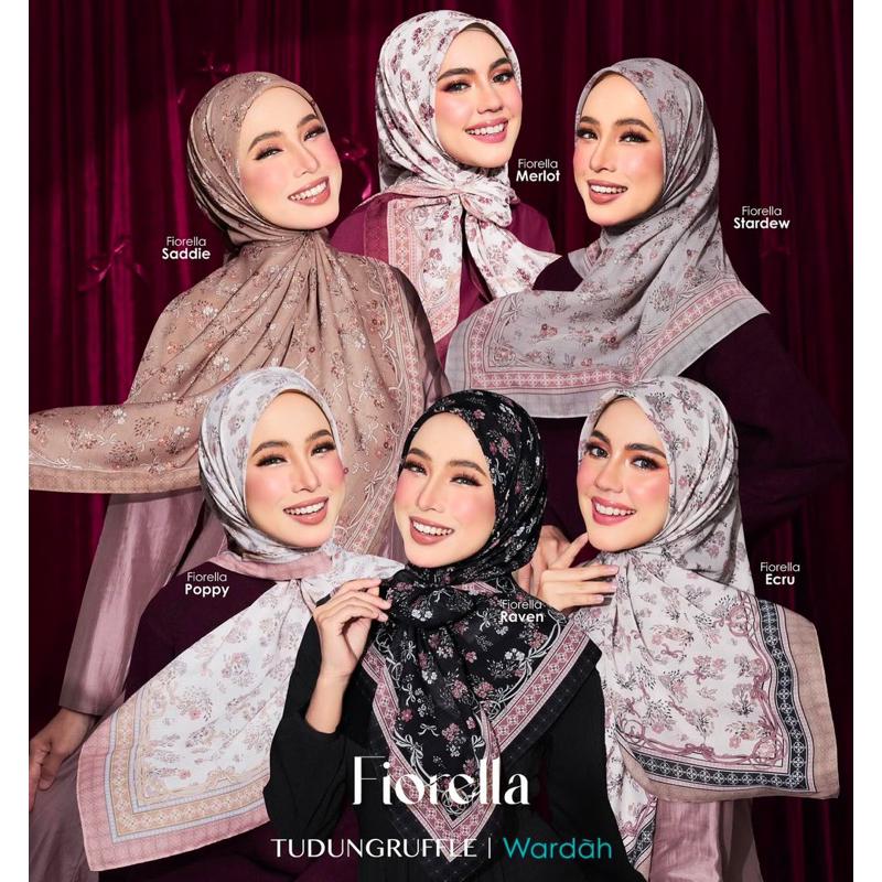 TUDUNG RUFFLE | TR X WARDAH & COTTON COLLECTION | Shopee Malaysia