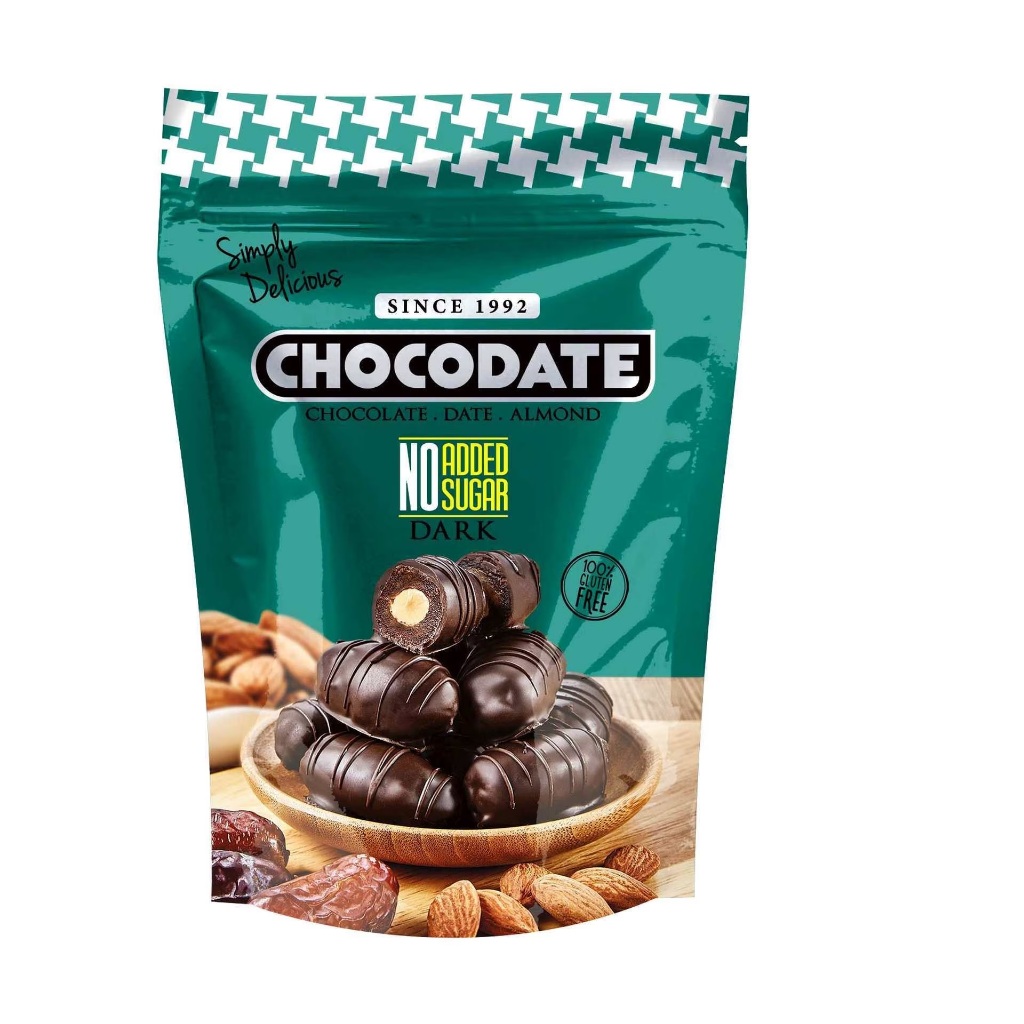 Chocodate No Added Sugar Dark Chocolate Cottede with Almond Dates ...