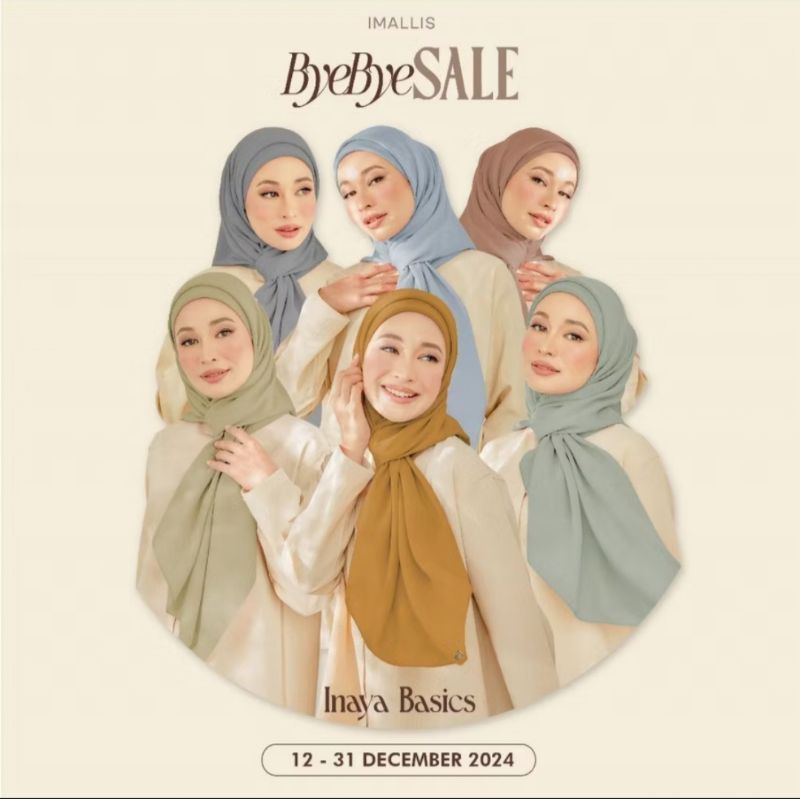 Imallis inaya basic bawal plain cotton voile bidang 47|50 Ready stock ...