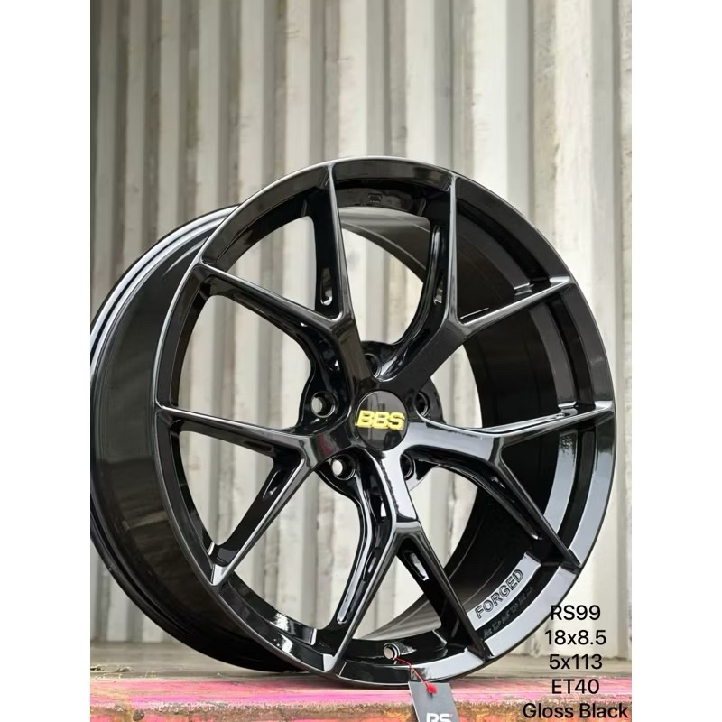BBS FIR Flow Forming New Model 19” (Glossy Black/Hyper Black) Civic ...