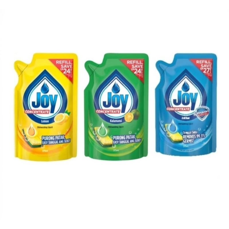 Joy Refill 375ml Dishwash Liquid Assorted | Shopee Malaysia