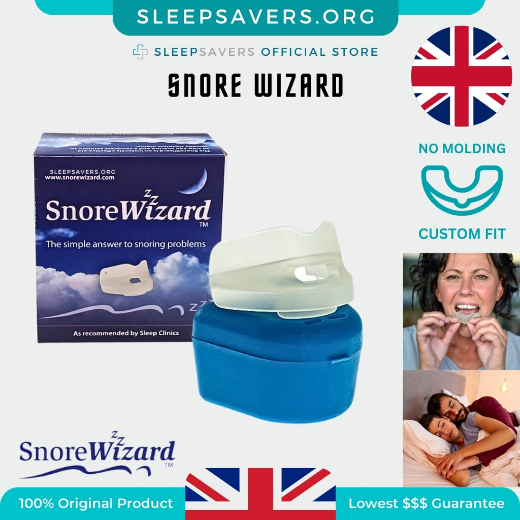 🇬🇧 UK Snore Wizard Anti Snore Mouth Guard | Night Snoring Sleep ...