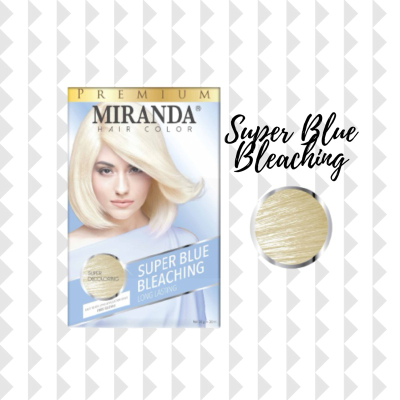 Miranda Hair Color Pastel Super Blue Bleaching Series Cat Rambut ...