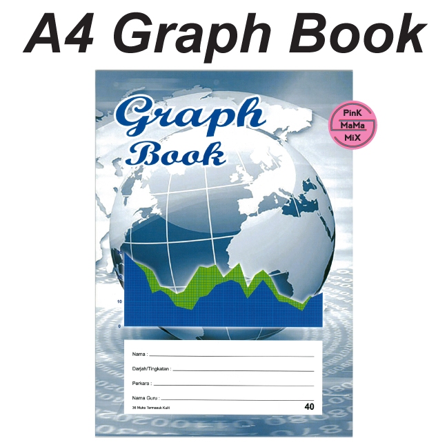 A4 Graph Book (40pages) / Science Graft Book / Buku Graf / Buku Sains ...