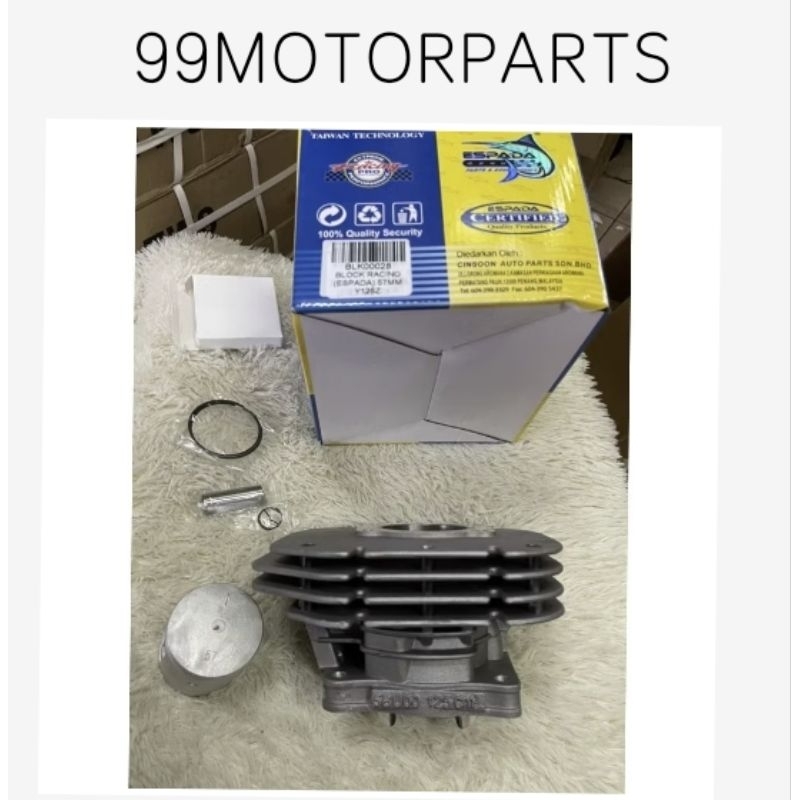 Y125Z Y125ZR Y125 125Z 125ZR CYLINDER BLOCK SET KIT 57mm racing espada | Shopee Malaysia