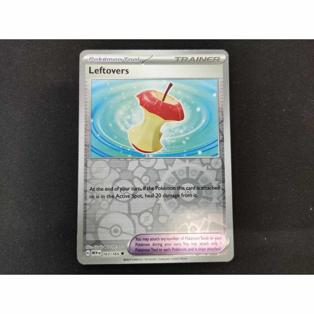 Pokemon TCG - Trainer Card - Tool - Leftovers | Shopee Malaysia