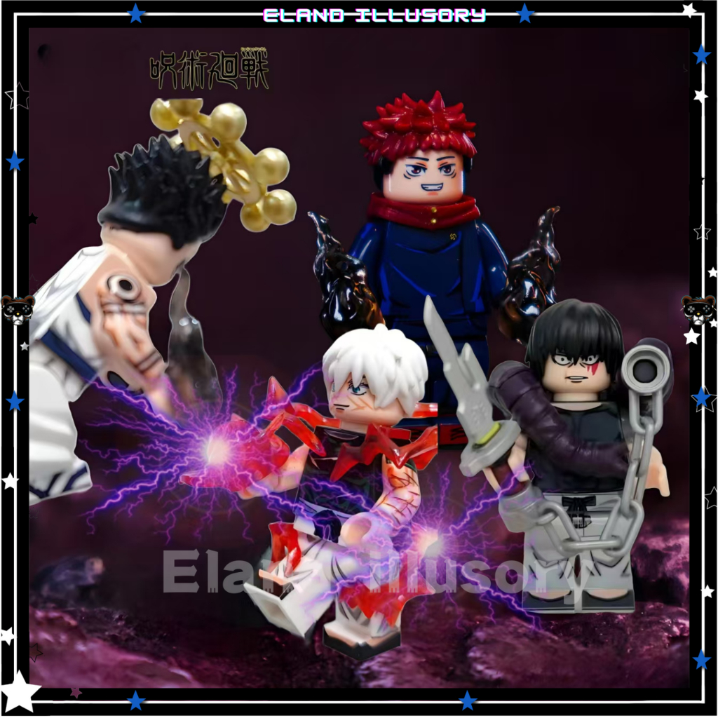 Gojo vs Sukuna Epic Clash Jujutsu Kaisen Final Battle Minifigures ...
