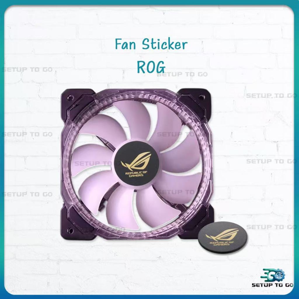 Fan Logo Sticker - PCB Gold-Plated Decal | Shopee Malaysia