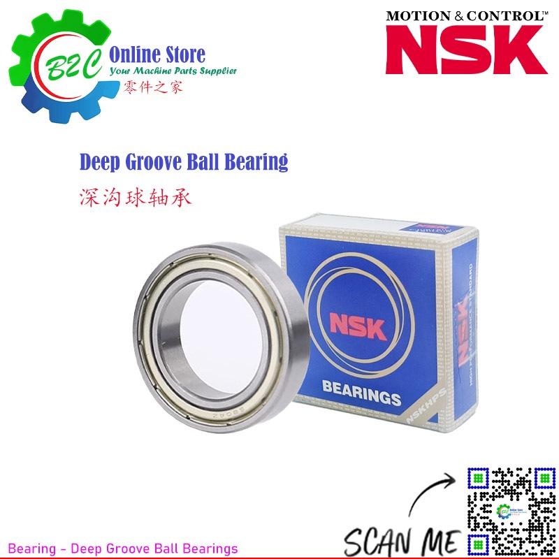 NSK 6908ZZ 6909ZZ 6908DD 6909DD Deep Groove Ball Bearing Precision ...