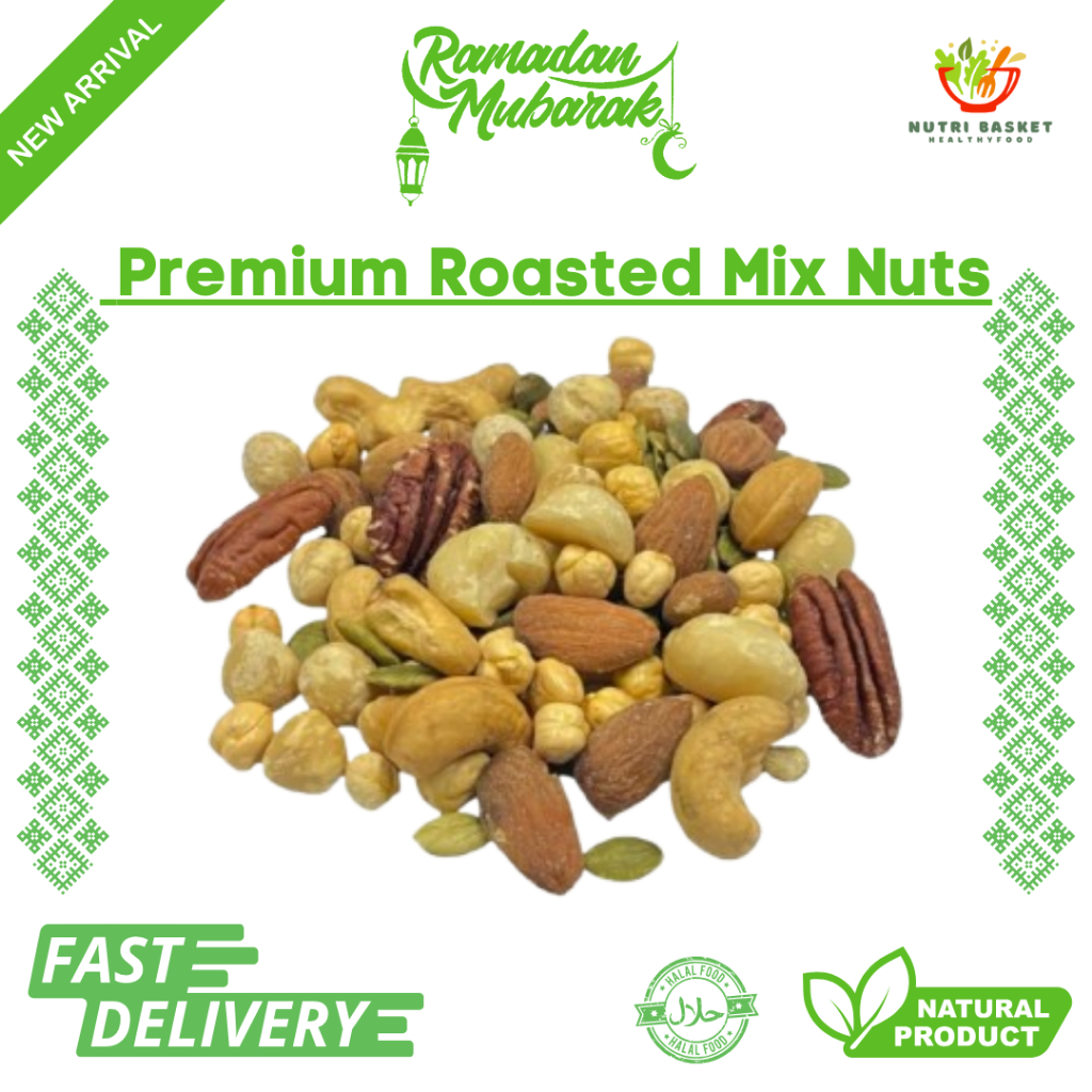 - Ready Stock Healthy Roasted Mix Nuts Imported Premium Ingredients ...