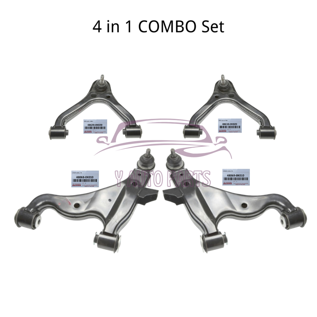 [4 IN 1 COMBO SET] OEM Front Lower Arm / Upper Arm - Toyota Innova ...