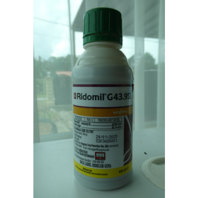100ML Racun Kulat Ridomil Gold G43.9SL Bertindak Secara Sistemik dan ...